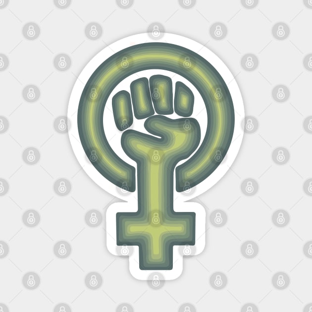 Feminist Symbol - Feminist Symbol - Magnet | TeePublic