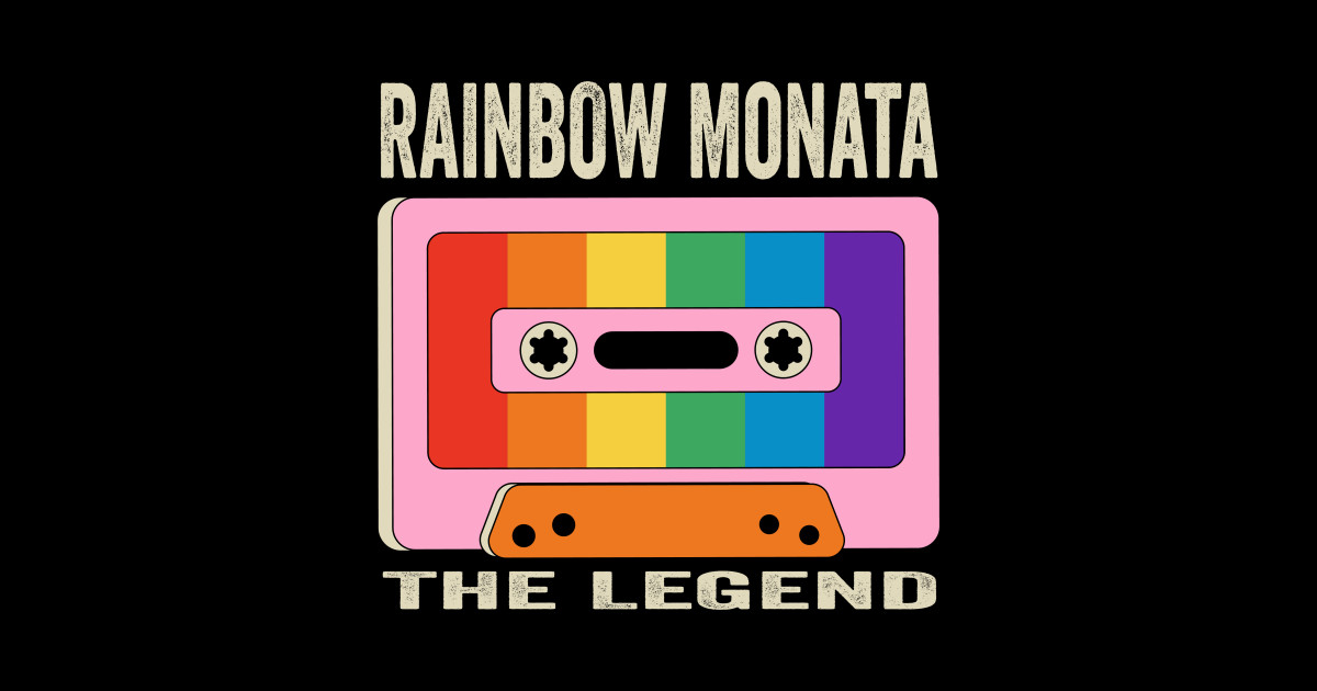 Rainbow Monata The Legend - Ethnic - Sticker | TeePublic