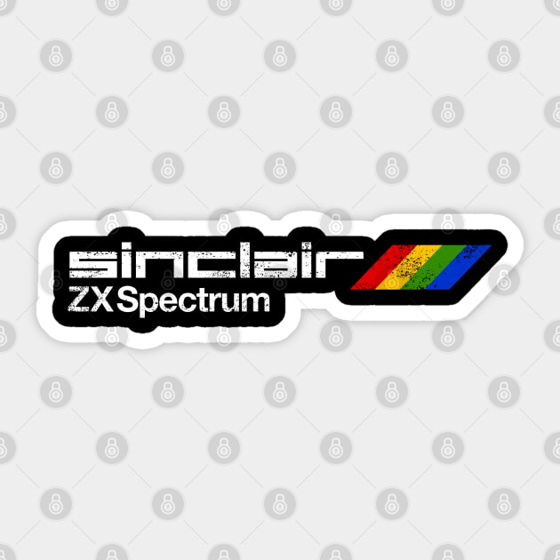 Zx Spectrum Retro Design. - Zx Spectrum - Sticker | TeePublic