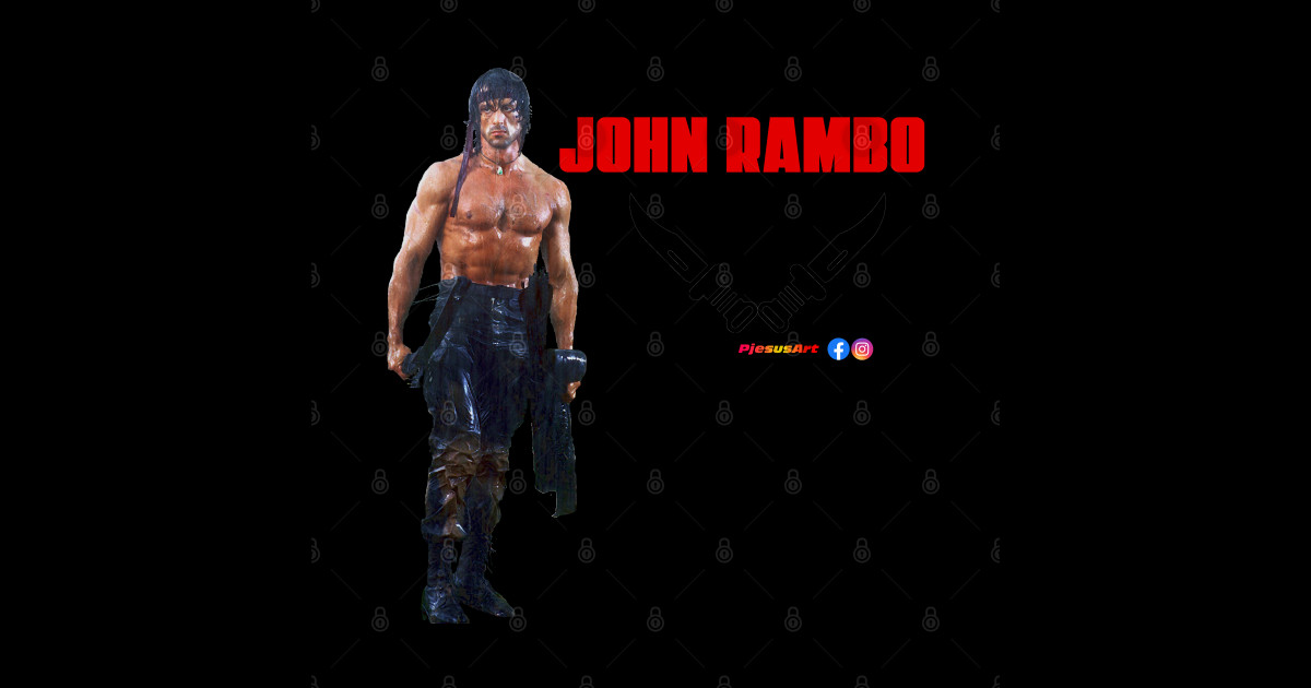 John Rambo - Rambo - Sticker | TeePublic