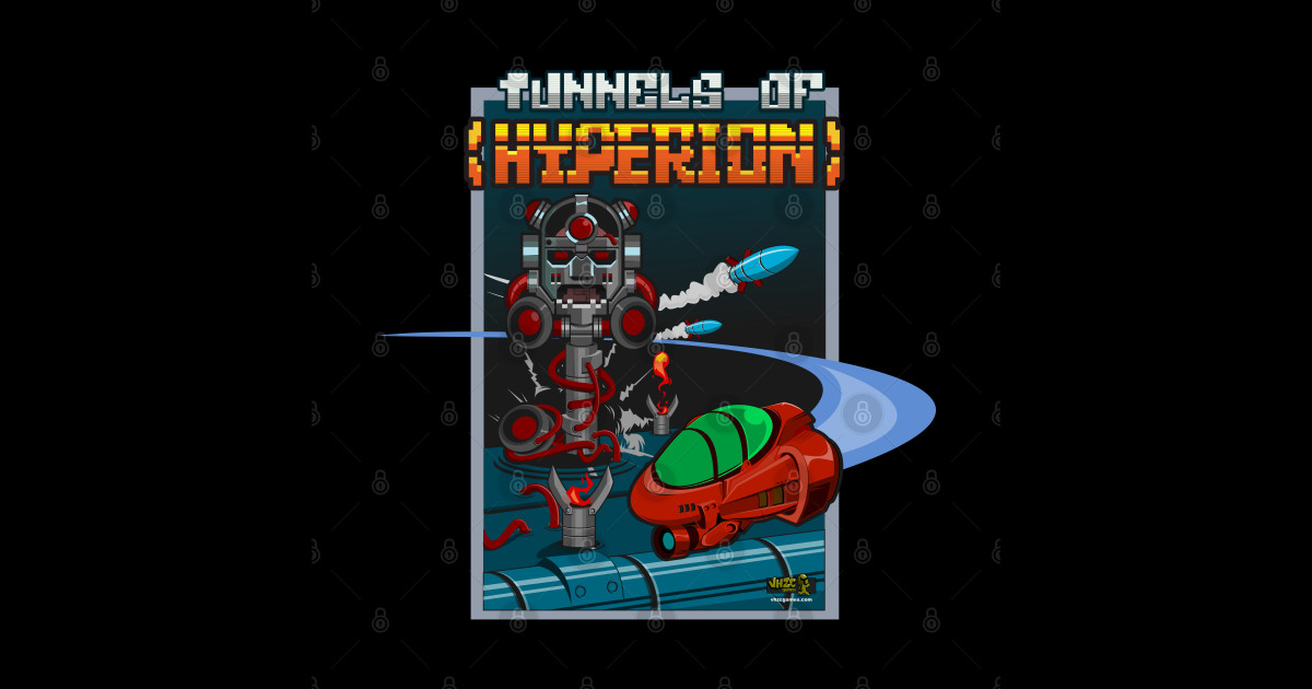 Tunnels of Hyperion - Videogames - Posters and Art Prints | TeePublic