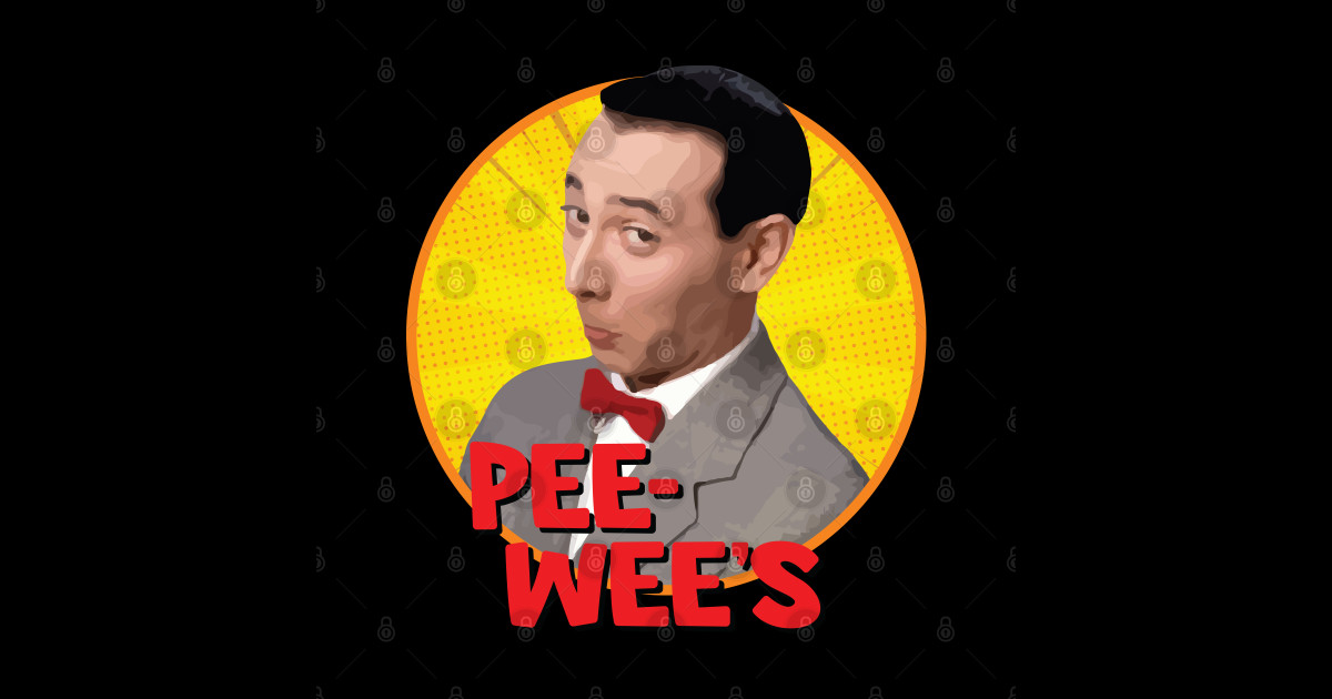 Pee-Wee's Beautiful Yellow Color Background - Pee Wee Herman - Sticker ...
