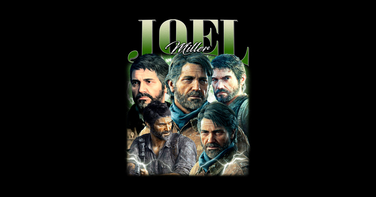 Joel Miller Bootleg Vintage Tshirt - Joel Miller - Sticker | TeePublic