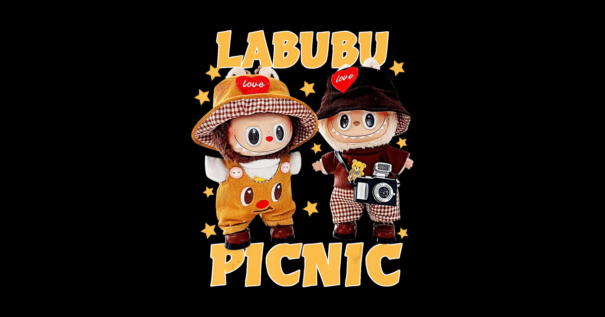 Funny Labubu Cute Labubu Picnic And Friends Meme - Labubu - Sticker ...