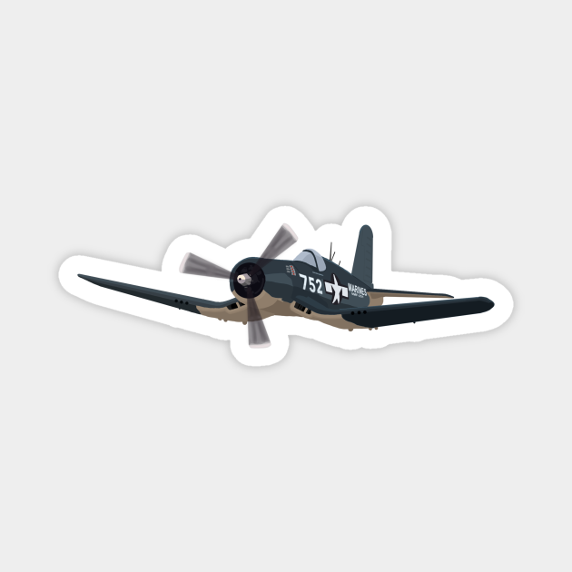 F4U Corsair - Corsair - Magnet | TeePublic