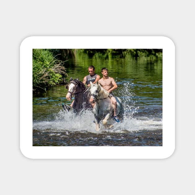 Gypsies at Appleby Horse Fair - Appleby Horse Fair - Magnet | TeePublic