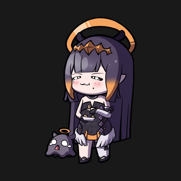 Chibi Ninomae Ina'nis - Hololive - Hololive - T-Shirt | TeePublic