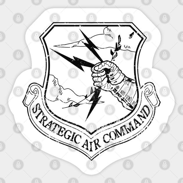 Strategic Air Command - Small Black Logo - Strategic Air Command ...