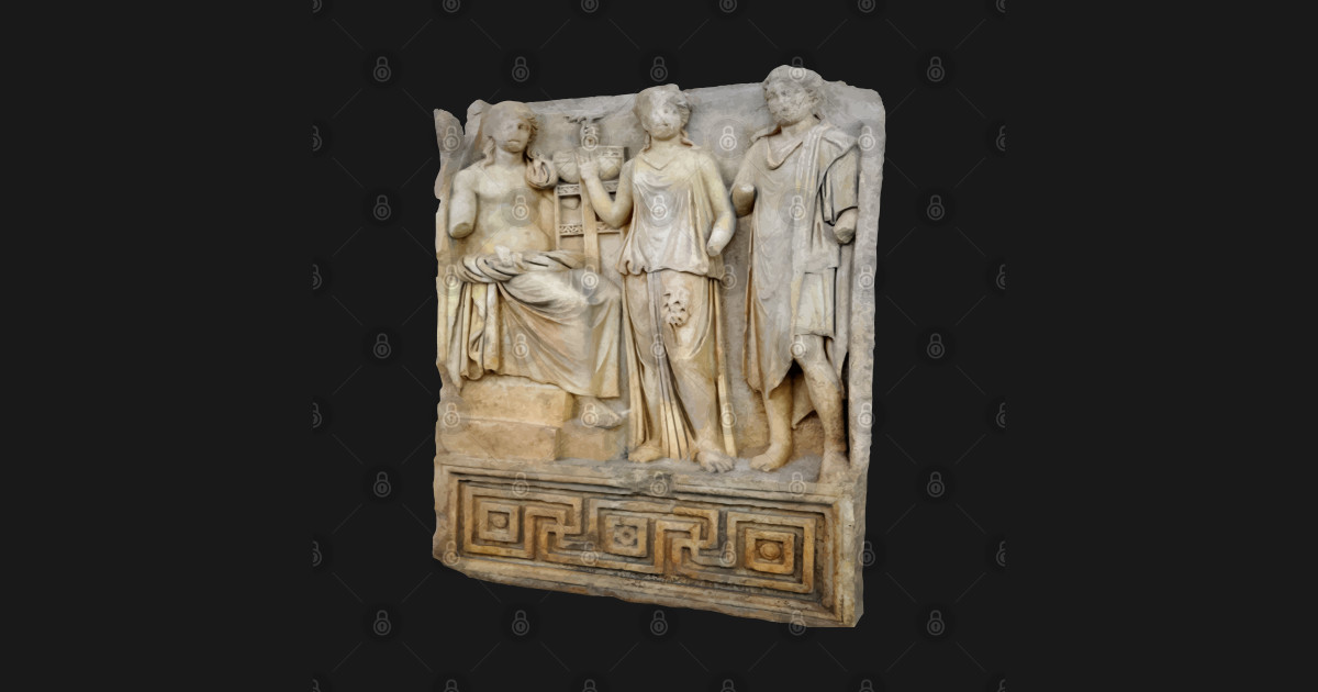 Major Greek God With Priestess On Oracular Shrine Cut Out - Greek Gods ...