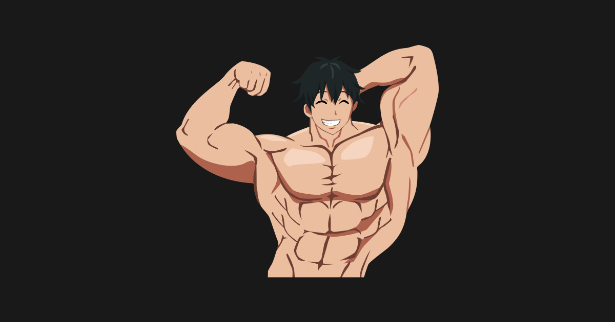 How Many Kilograms are the Dumbbells You Lift? - Machio Pose V.2 Anime ...