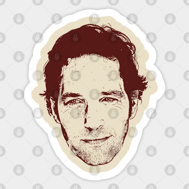 Fanart Paul Rudd - Paul Rudd - Sticker | TeePublic