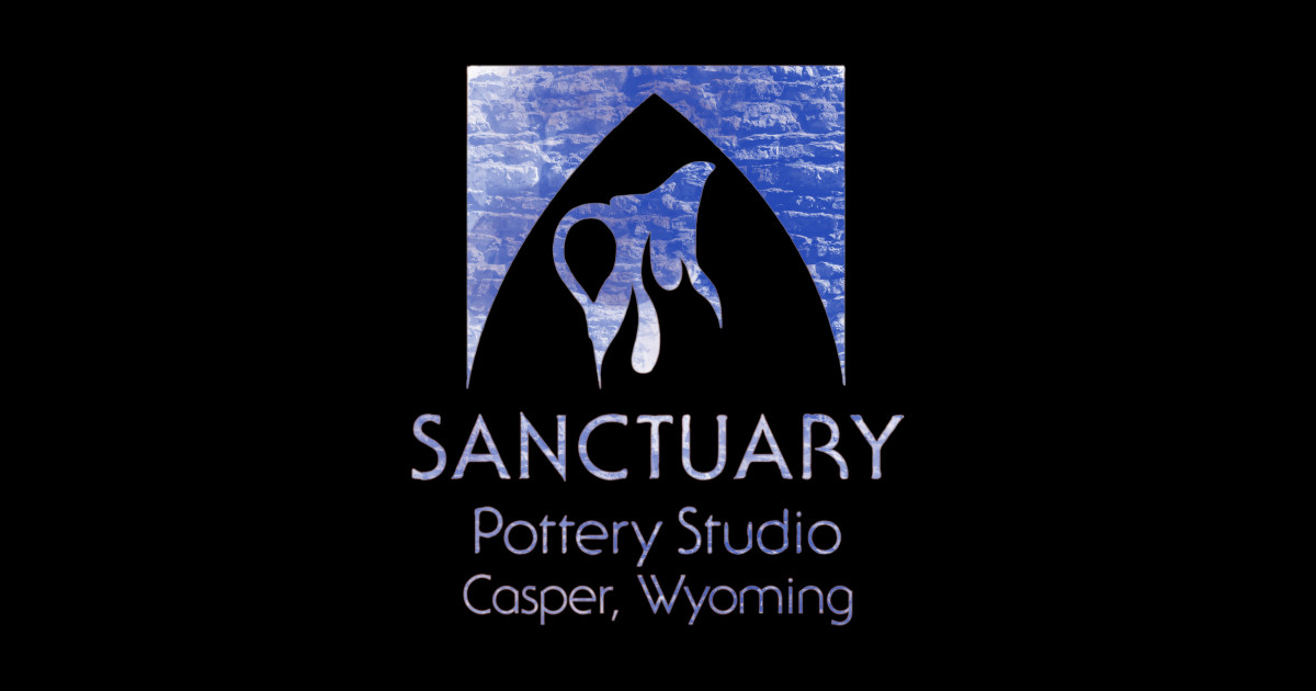 SPS logo blue brick - Pottery - Sticker | TeePublic