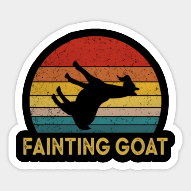 Fainting Goat Animal - Fainting Goat Animal - Sticker | TeePublic
