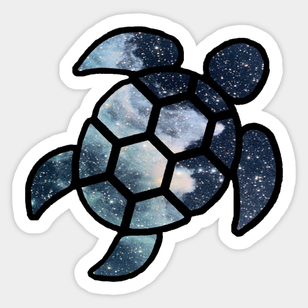 Vsco turtle galaxy - Vsco - Sticker | TeePublic
