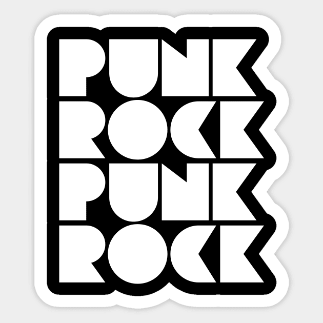 Punk rock logo - Punk Rock - Sticker | TeePublic