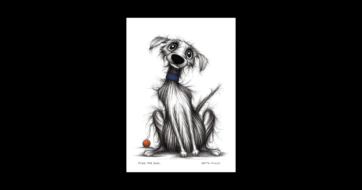 Fido the dog - Cute Puppies - Sticker | TeePublic