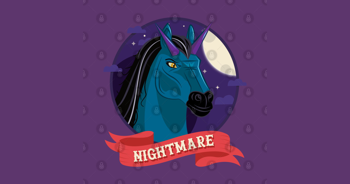 Nightmare Halloween Horse - Nightmare Horse - T-Shirt | TeePublic