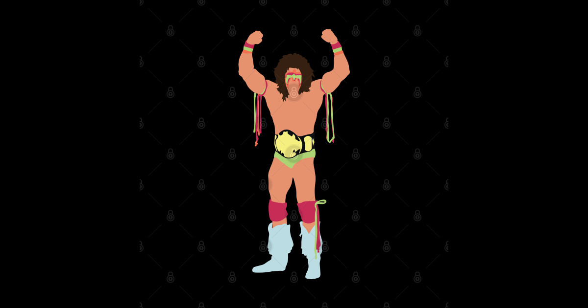 The Ultimate Warrior - Wrestling - Sticker | TeePublic