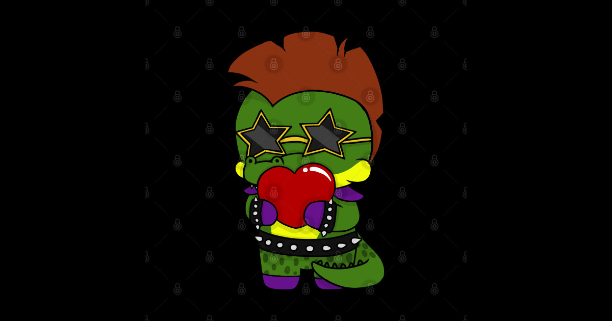 fnaf security breach monty valentine chibi - Chibi - Posters and Art ...