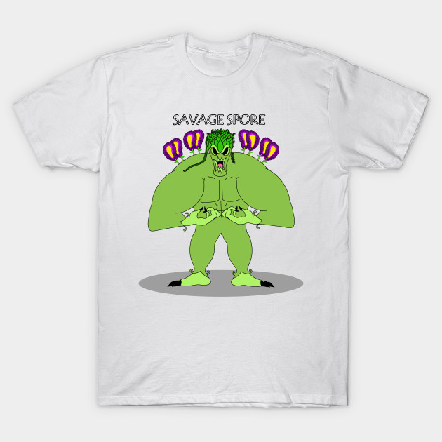 Adult Savage Spore - Plant Monster - T-Shirt | TeePublic