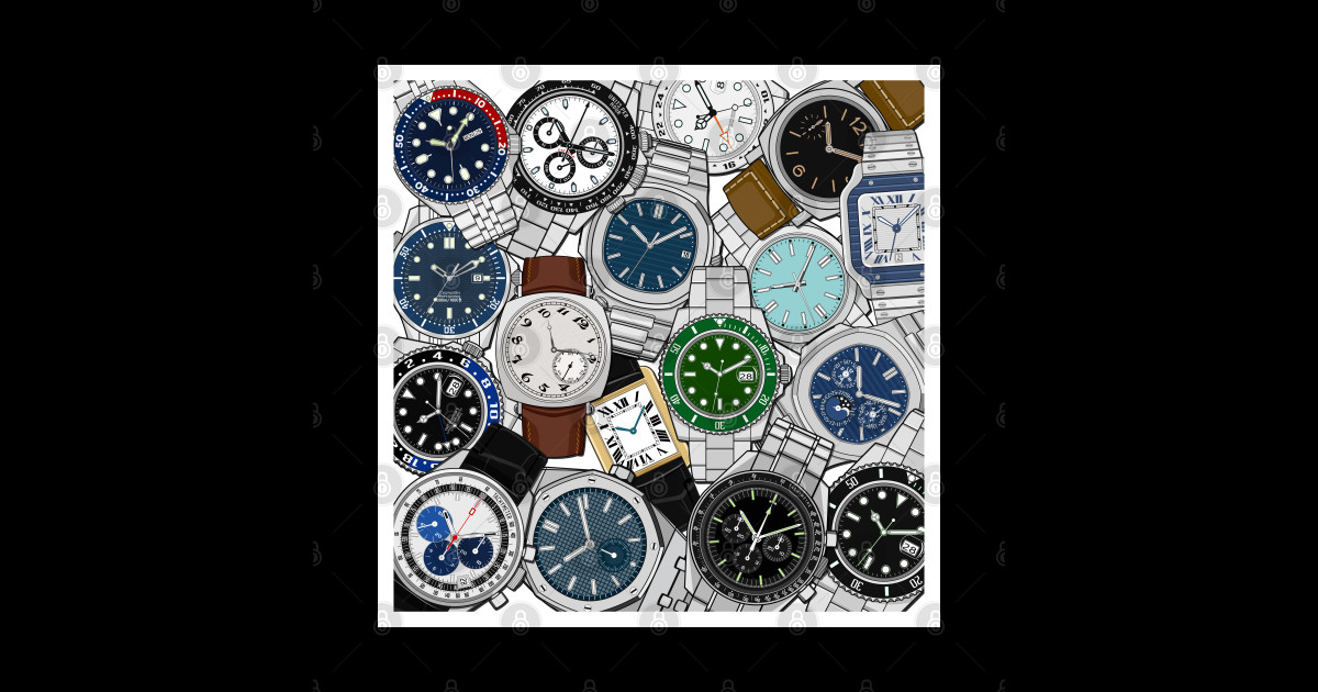 Luxury Watches - Watches - Sticker | TeePublic