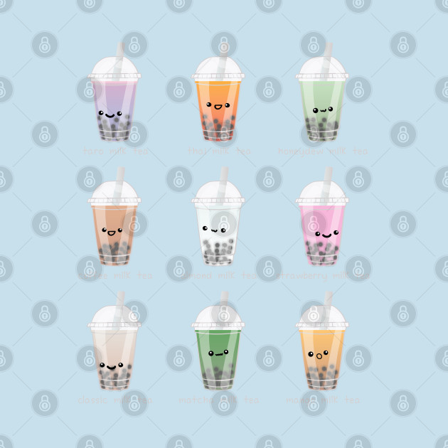 Boba Tea, Bubble Tea Menu - Boba - T-Shirt | Printerval Canada