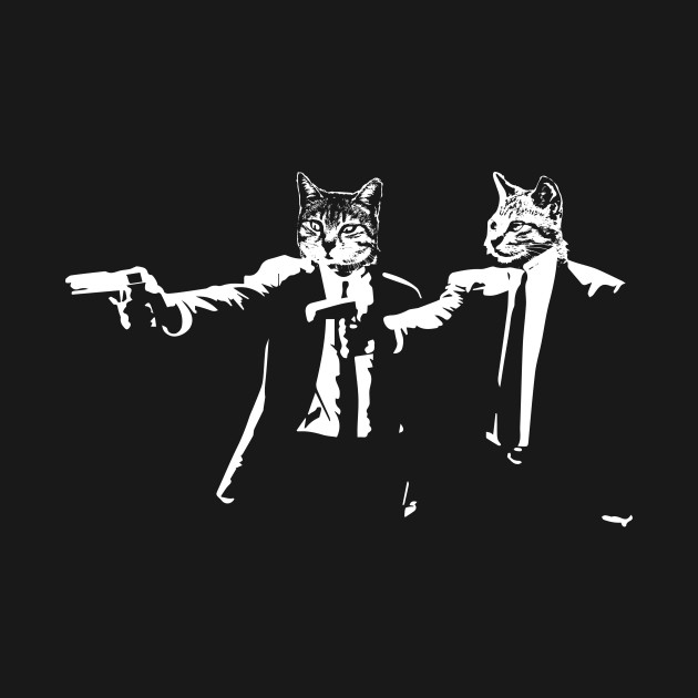 Cat Fiction - Uma - T-Shirt | TeePublic