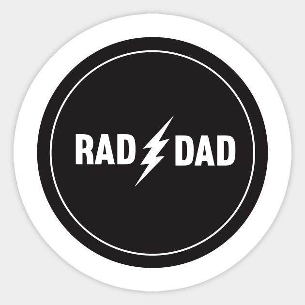 Rad Dad - Dad - Sticker | TeePublic