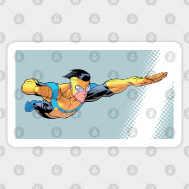 invincible banner - Invincible - Sticker | TeePublic