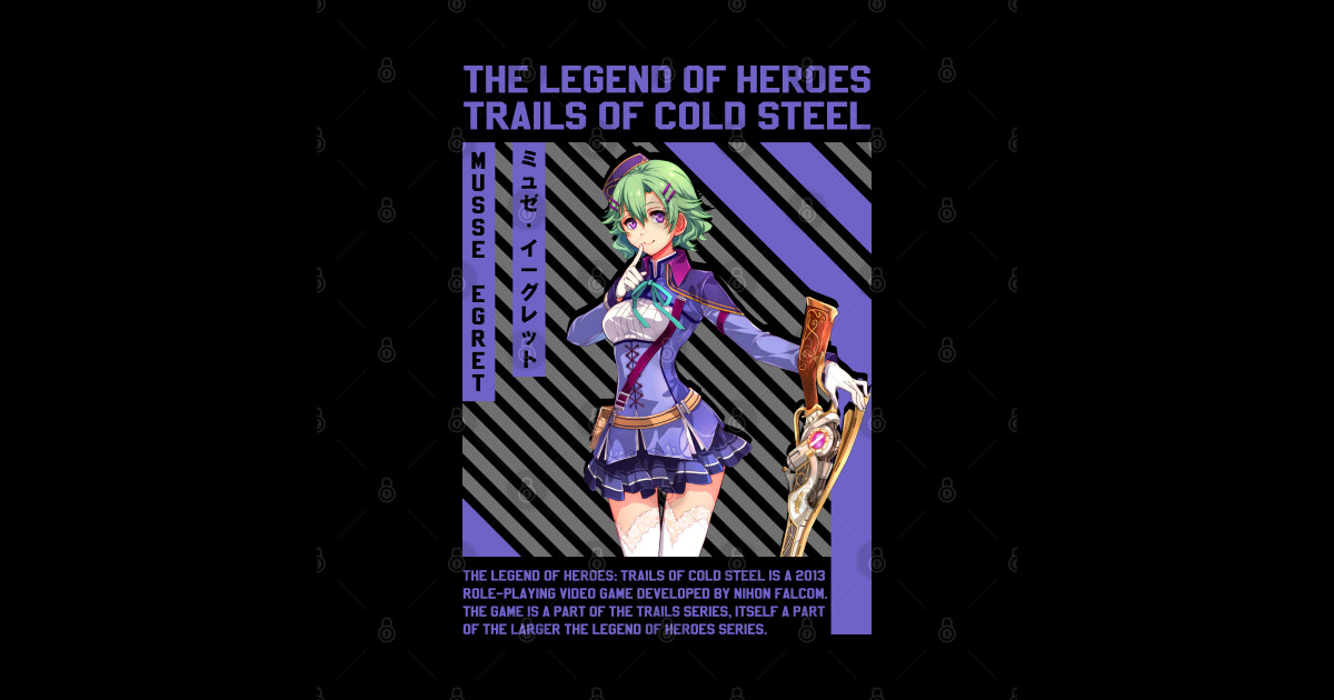 MUSSE EGRET - Trails Of Cold Steel - Trails Of Cold Steel - Sticker ...