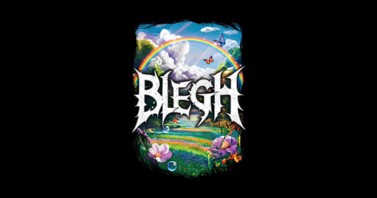 Deathcore (Back) core Blegh - Deathcore Design - Posters and Art Prints ...