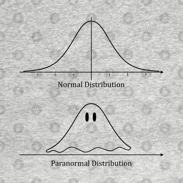 Normal Distribution, Paranormal Distribution Math Gift - Math - T-Shirt ...