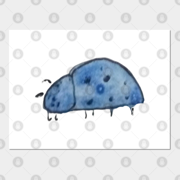 Blue bugs design - Bugs Artwork - Posters and Art Prints | TeePublic
