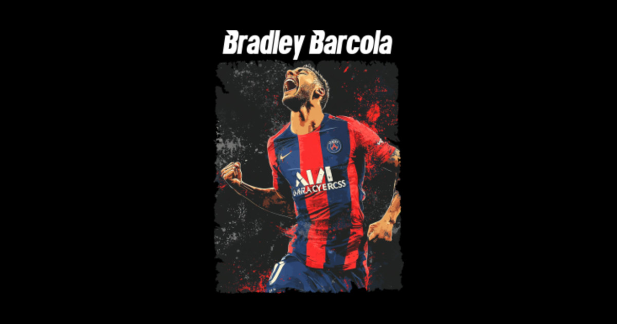 BRADLEY BARCOLA FOOTBALL FAN ART - Bradley Barcola Football Fan Art ...