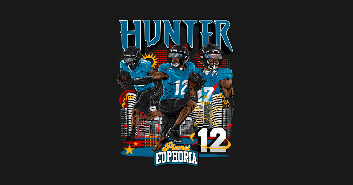Travis Hunter Collage - Travis Hunter - T-Shirt | TeePublic