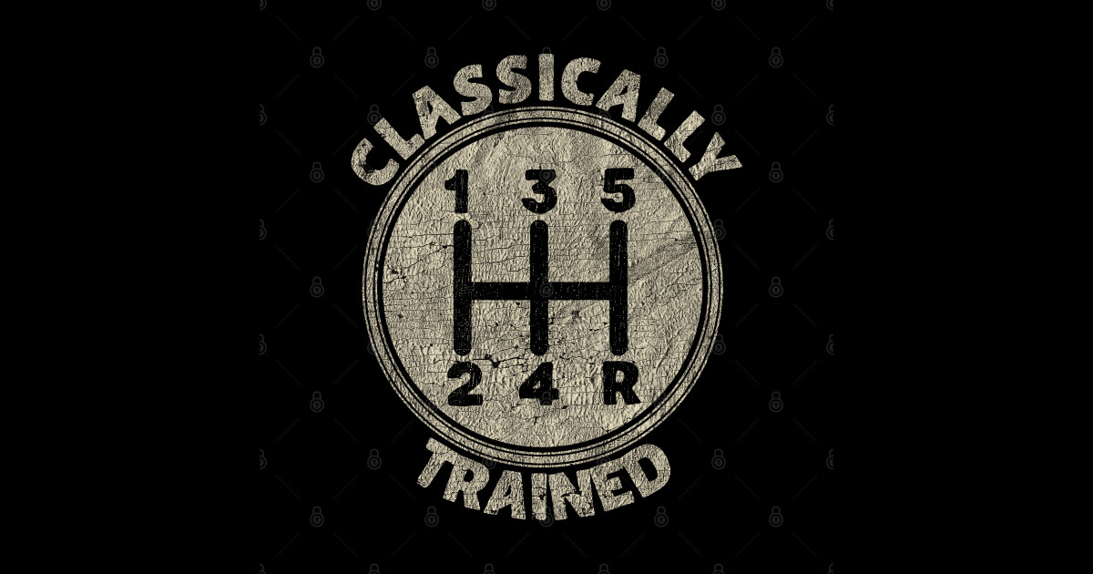 Vintage OLd classically trained 90s - Vintage - Sticker | TeePublic