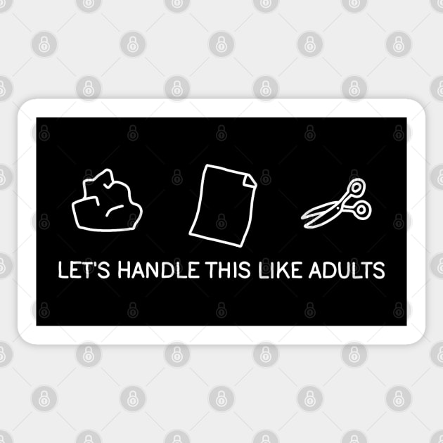 Rock paper scissors - Rock - Sticker | TeePublic