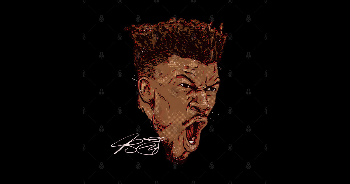 Jimmy Butler Miami Scream - Jimmy Butler - Sticker | TeePublic