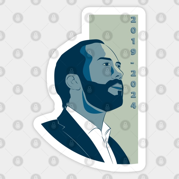 BUKELE - Bukele - Sticker | TeePublic