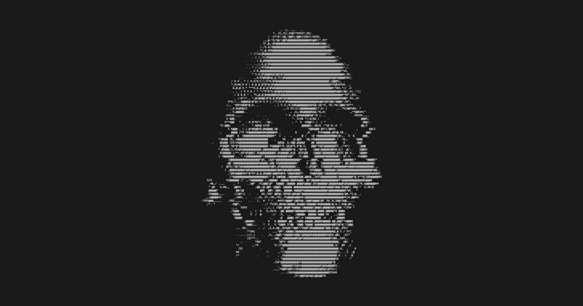 ASCII Skull - Skull - T-Shirt | TeePublic