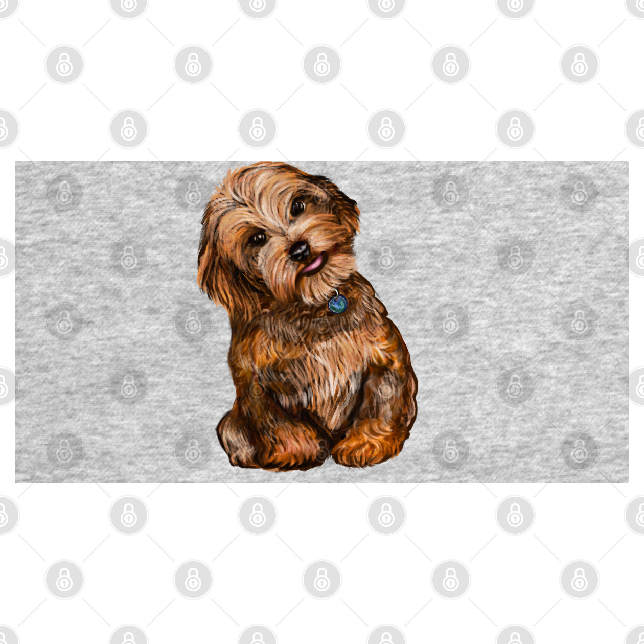 Cavapoochon Cavapoo Cavoodle Black and Tan tilted head - cute cavalier ...