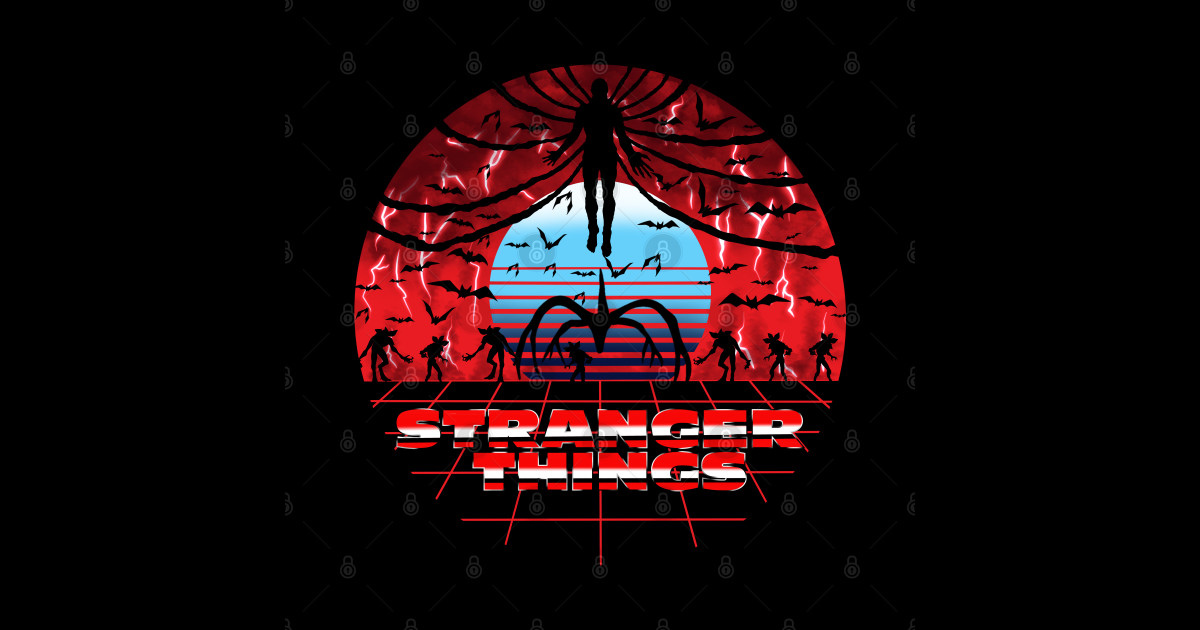 Vecna Demigorgon DemiBats 80s Retro Design Stranger Things - Vecna ...