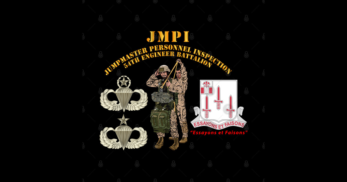 JMPI - 54th Engineer Battalion - Jmpi 54th Engineer Battalion - Sticker ...