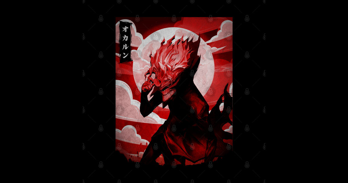 Okarun Red Style - Dandadan - Sticker | TeePublic