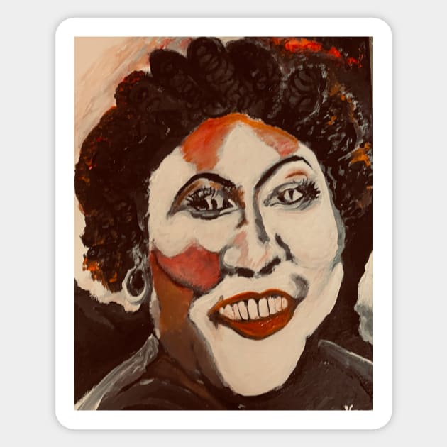 Nia Drummond fan art by Dr Henny - Nia - Sticker | TeePublic