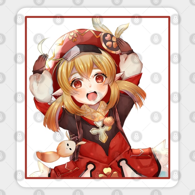 Klee genshin impact - Genshin Impact - Sticker | TeePublic