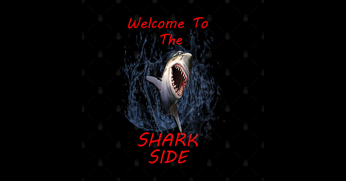 Graphic Design: Great White Shark Design, Welcome To The Dark Side ...