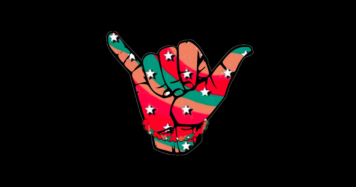 Vsco Shaka Hand - Vsco - Sticker | TeePublic