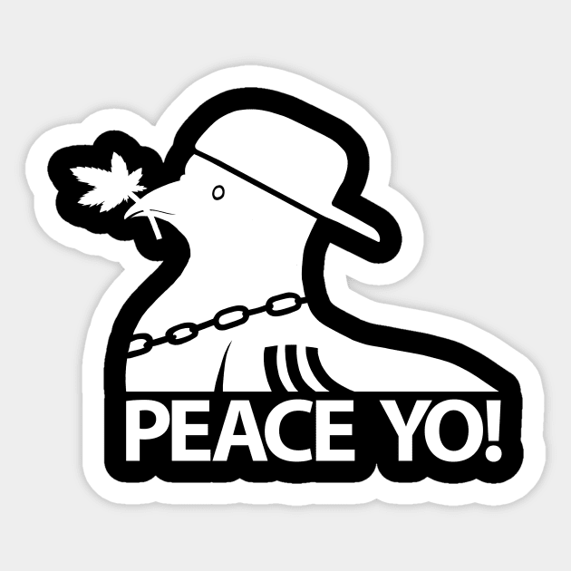 peace yo! - Peace - Sticker | TeePublic