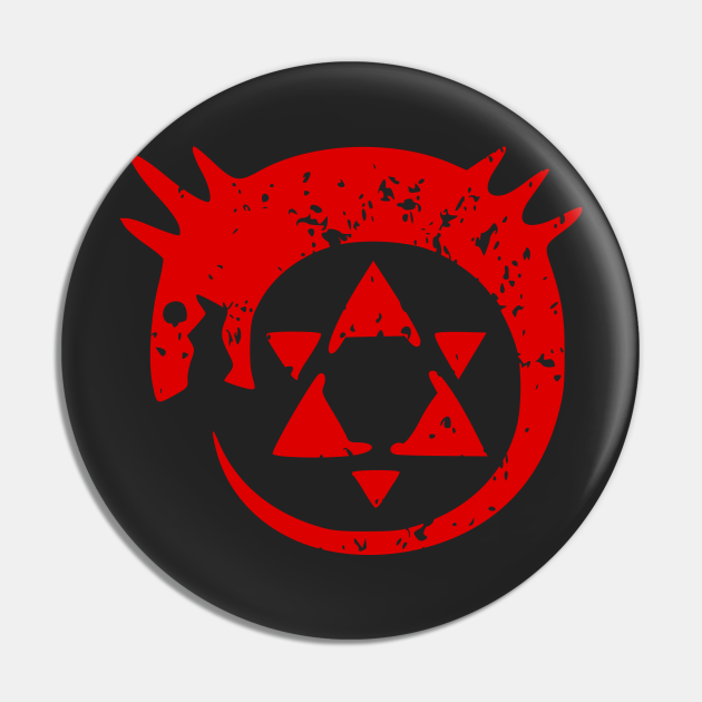 Homunculus Symbol - Fullmetal Alchemist - Pin | TeePublic